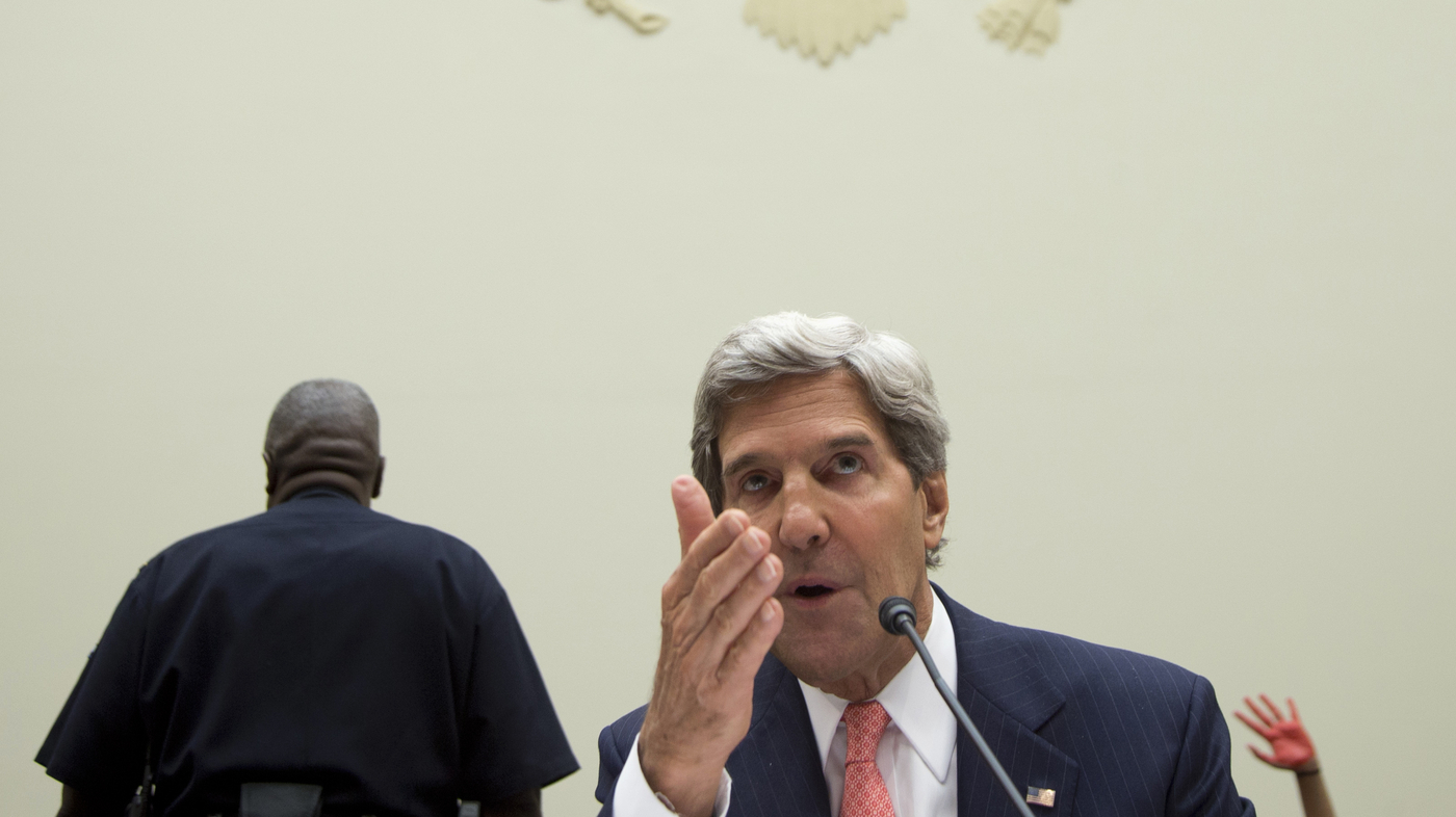 Medea Benjamin's Anti-War Activism: Wearing Pink, Seeing Red : NPR