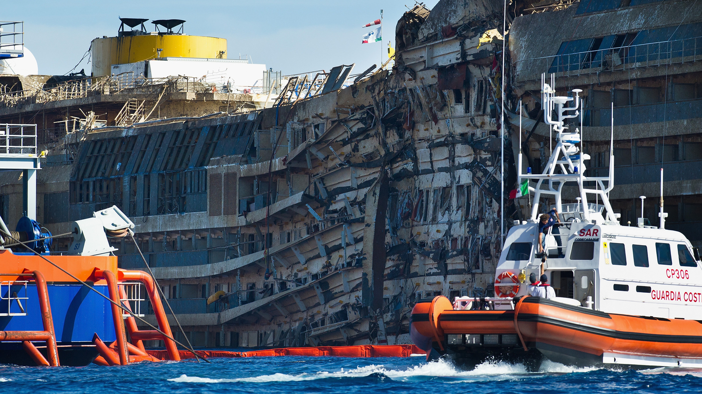 Two Bodies Found Near Costa Concordia Wreck : The Two-Way : NPR