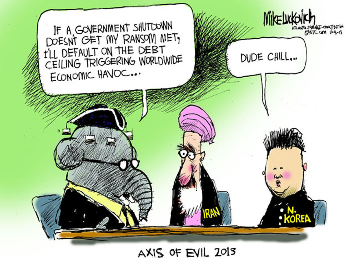Double Take 'Toons: Extremism Is No Vice? : NPR