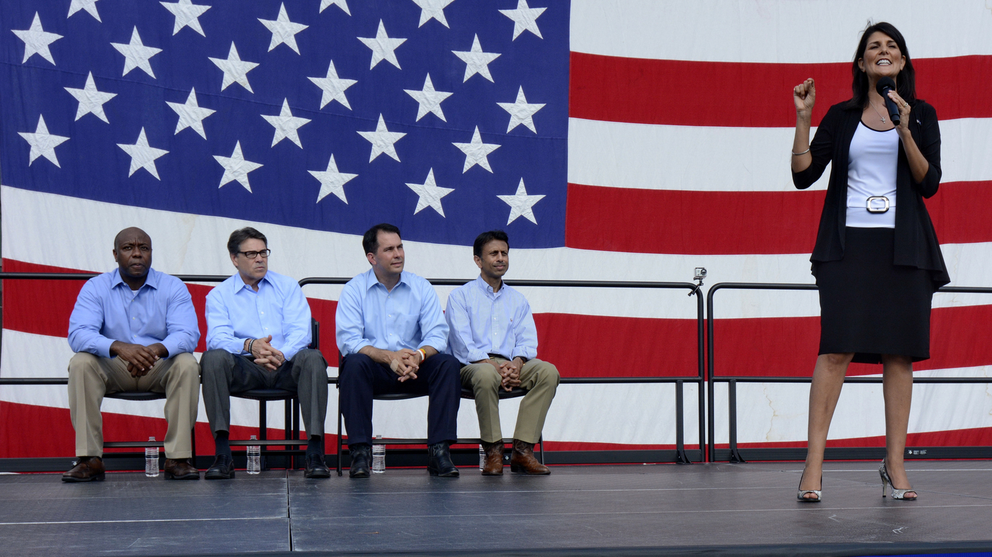 GOP Governors Chart Different Paths On Shutdown : It's All Politics : NPR