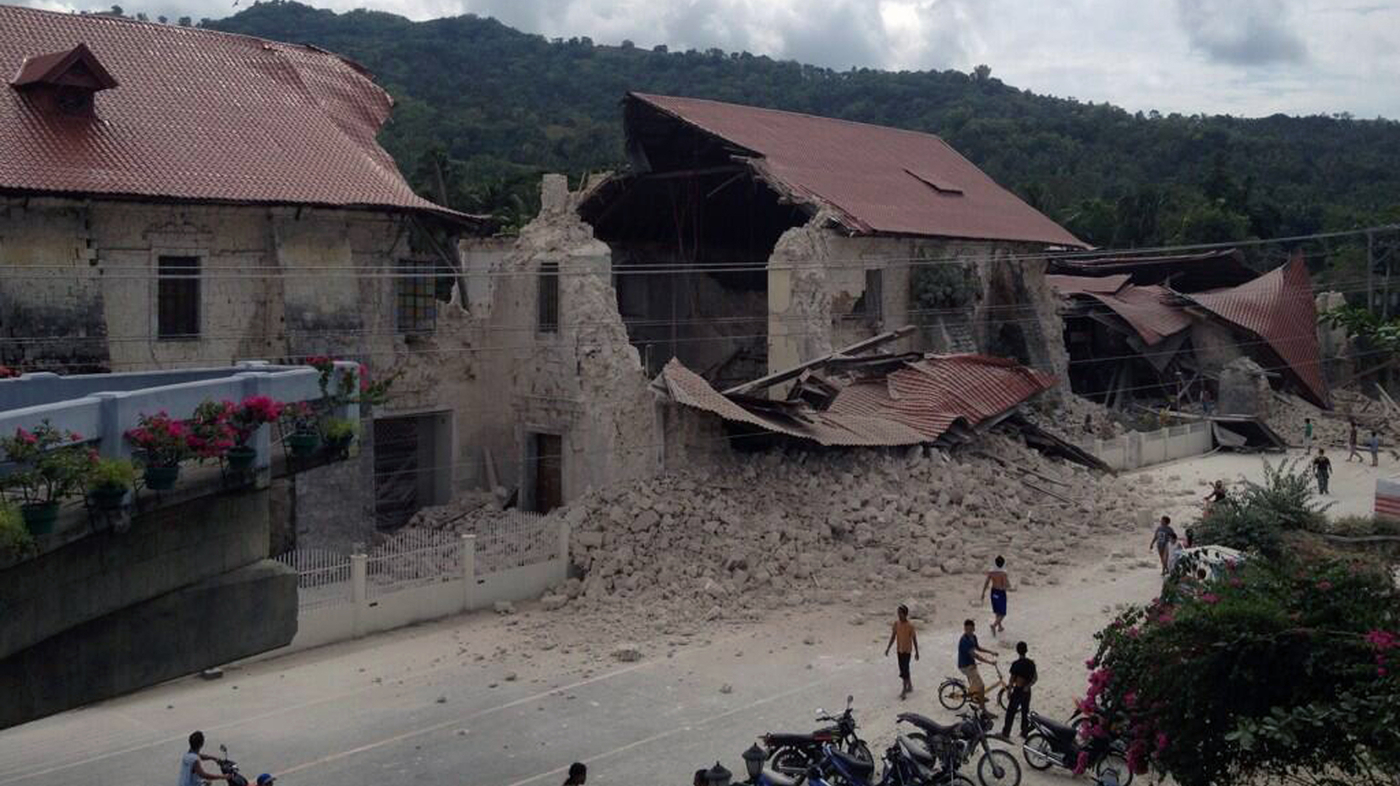 Dozens Die In Philippines After Powerful Earthquake : The Two-Way : NPR