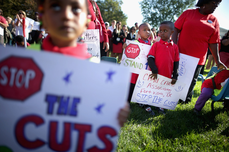 A Look Back At The Shutdown, In Photos : It's All Politics : NPR