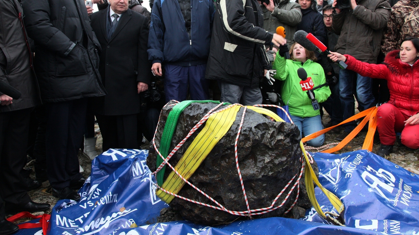 Divers In Russia Dredge Up A Half-Ton Chunk Of Meteorite : The Two-Way ...