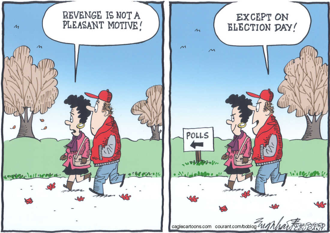 Double Take 'Toons: For Or Against? : NPR