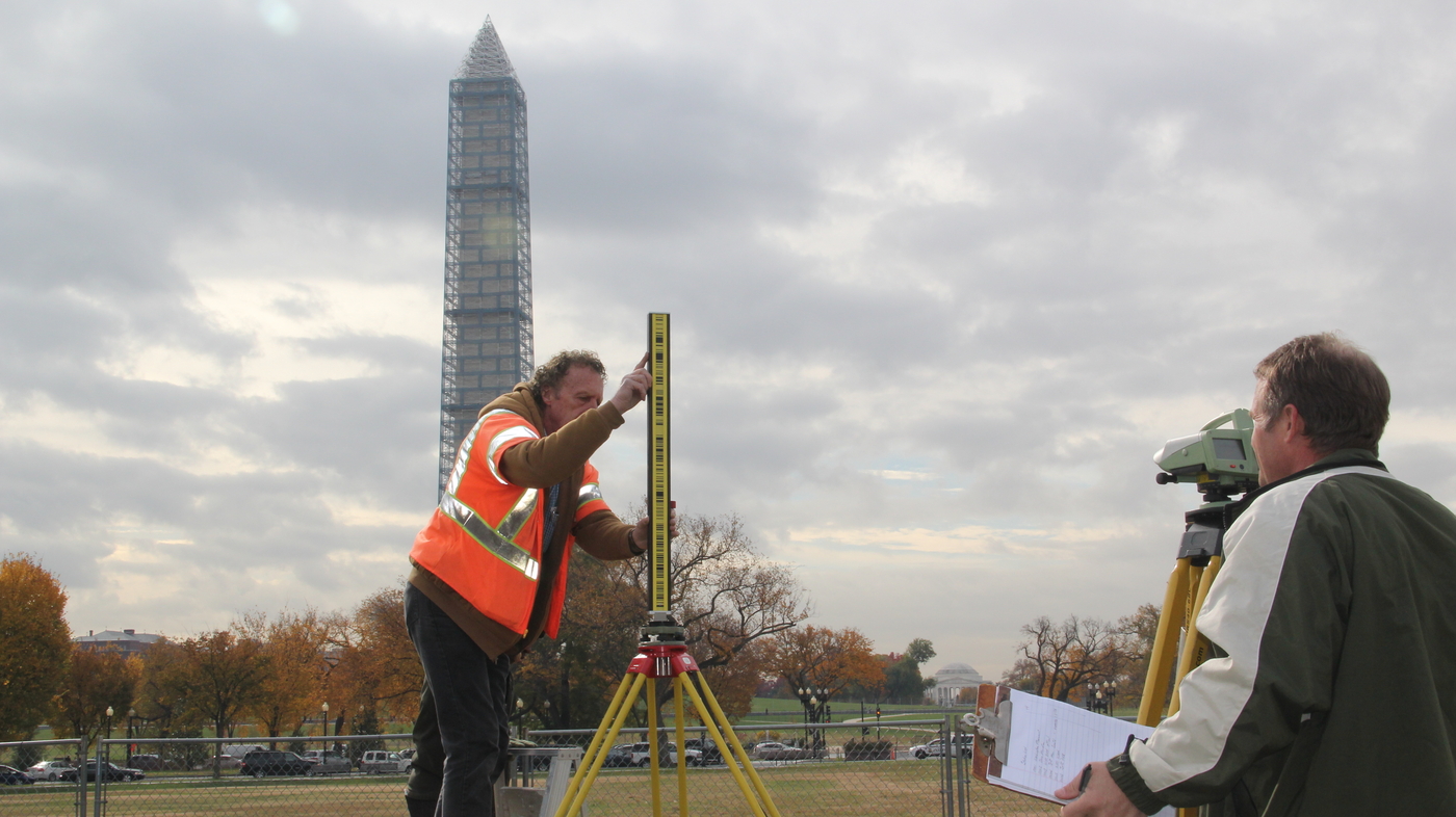 How Tall Is The Washington Monument? Surveyors Take To The Top : The ...