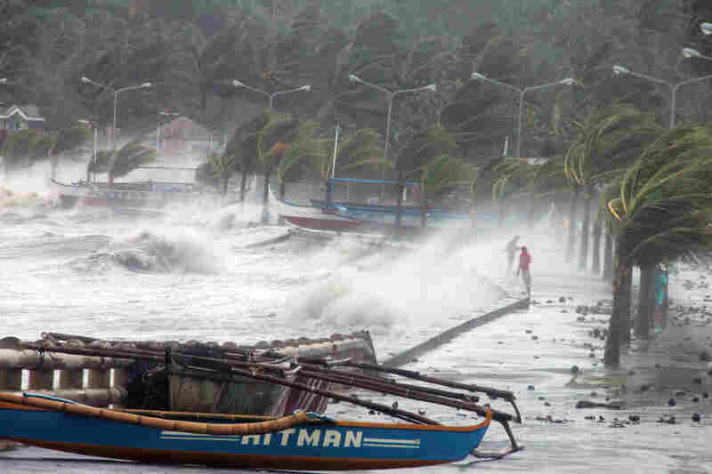 Strongest Cyclone Ever? Typhoon Haiyan Slams Philippines : The Two-Way : NPR