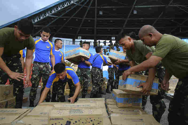 In Photos: Relief Efforts Continue In Philippines : NPR