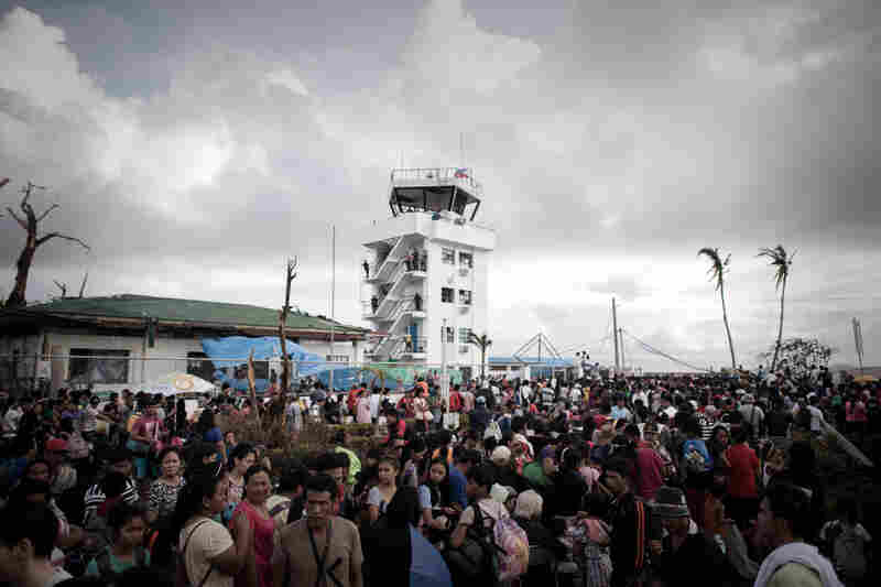 Typhoon Victims Struggle To Survive As Aid Is Slow To Arrive : NPR