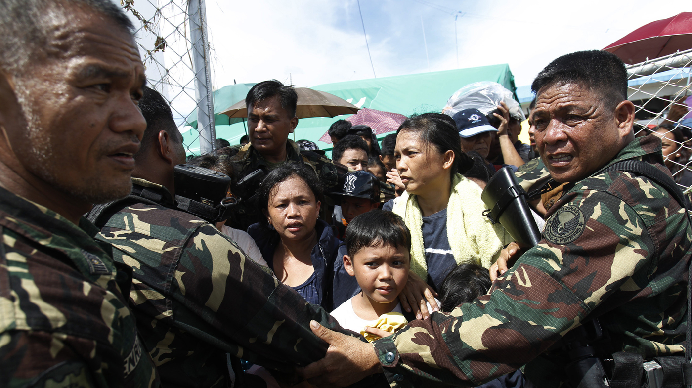 Typhoon Victims Struggle To Survive As Aid Is Slow To Arrive : NPR