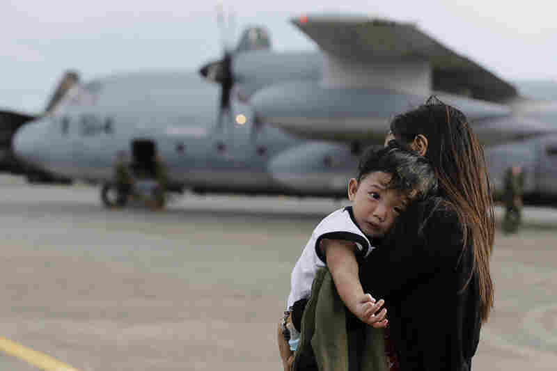 Typhoon Victims Struggle To Survive As Aid Is Slow To Arrive : NPR