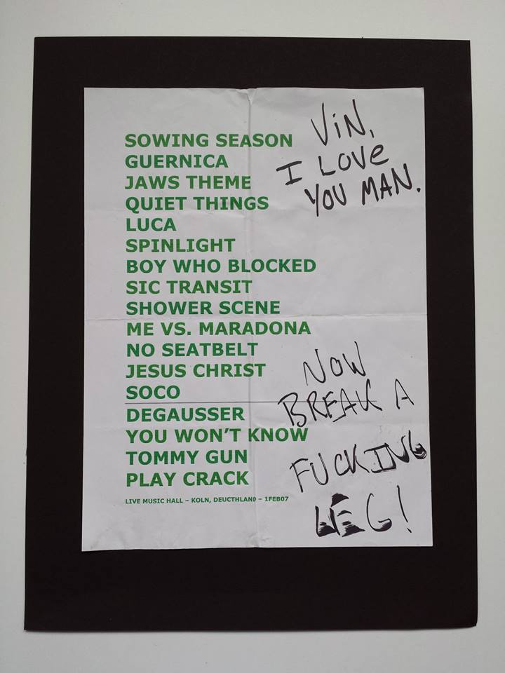 Gallery: The Setlists We've Nabbed : All Songs Considered : NPR