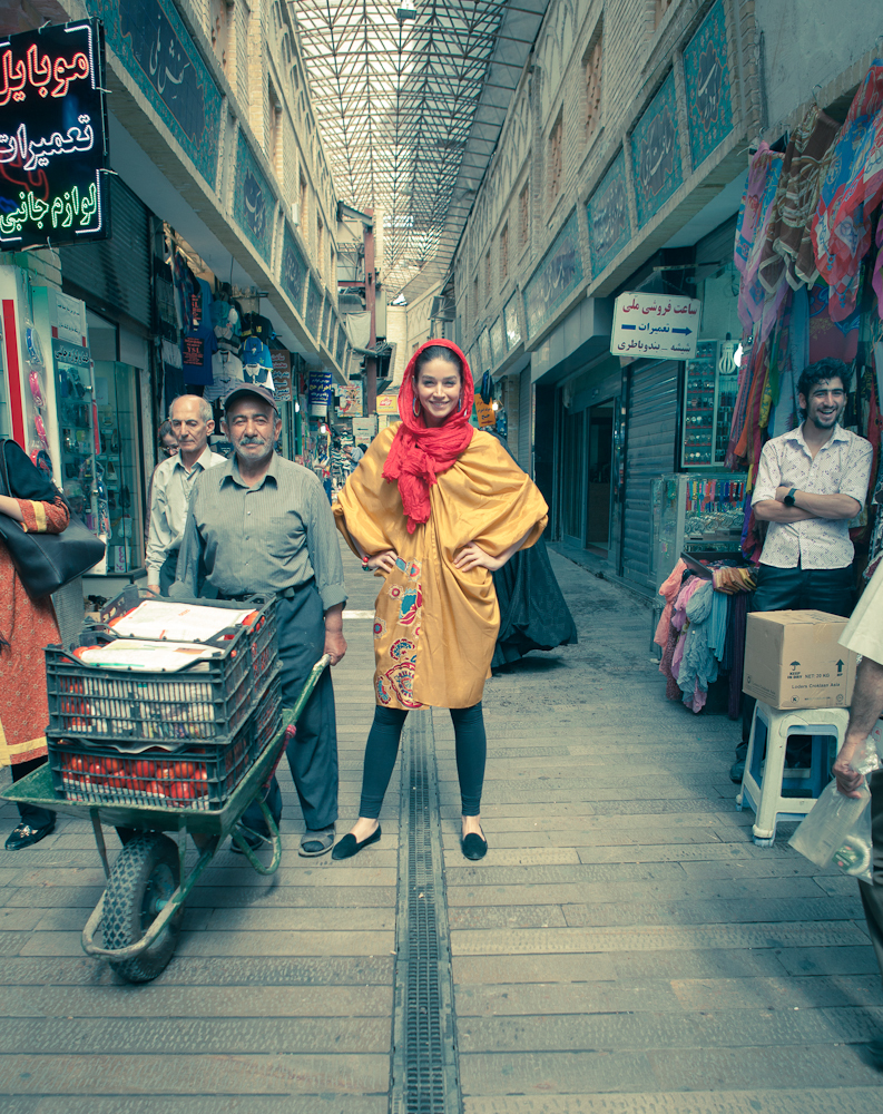 In The Streets Of Iran, A Fashion Shoot Bursting With Color : NPR