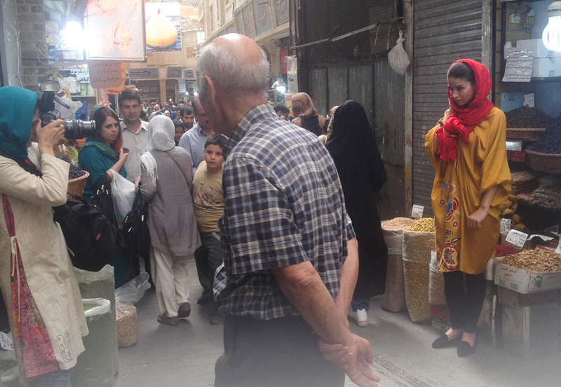 In The Streets Of Iran, A Fashion Shoot Bursting With Color : NPR