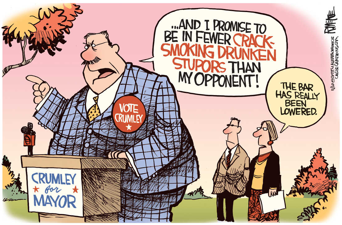 Double Take 'Toons: What Do You Do With A Drunken Mayor? : NPR