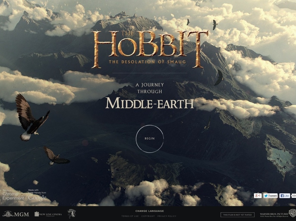 How Precious: You Can Explore Middle-Earth On Google Chrome : The Two ...