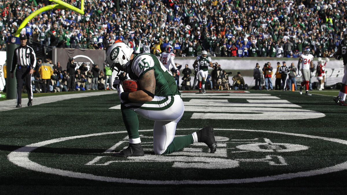 An Inside Look That Strips The Face Paint Off The NFL : NPR