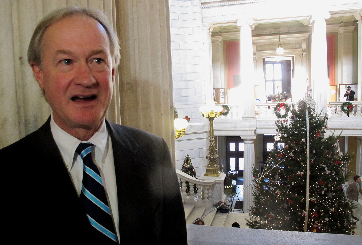 In About-Face, R.I. Governor Describes Spruce As A Christmas Tree : The ...