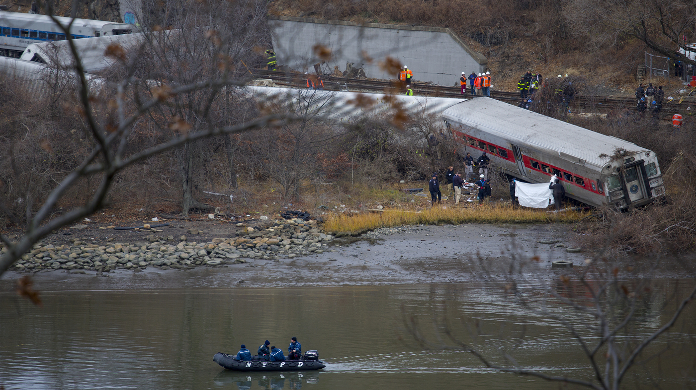 NYC Commuter Train Was Well Above Speed Limit Before Crash : The Two ...