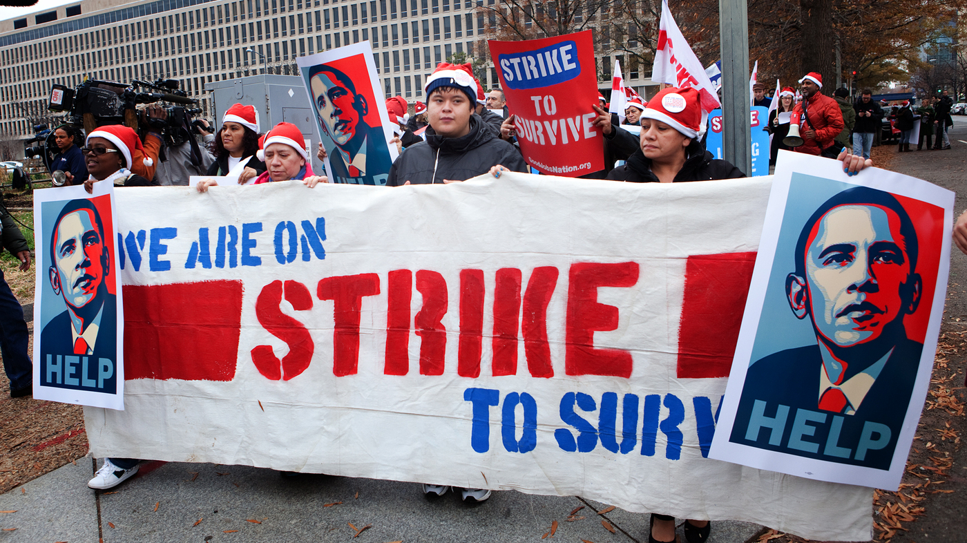 Fast-Food Workers Across The U.S. Cry Poverty Wages, Demand Better Pay ...