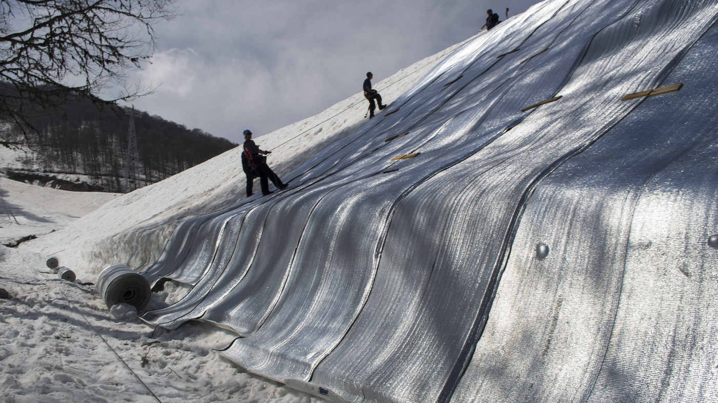 To Get Olympic Snow, Machines Give Nature A Nudge : NPR