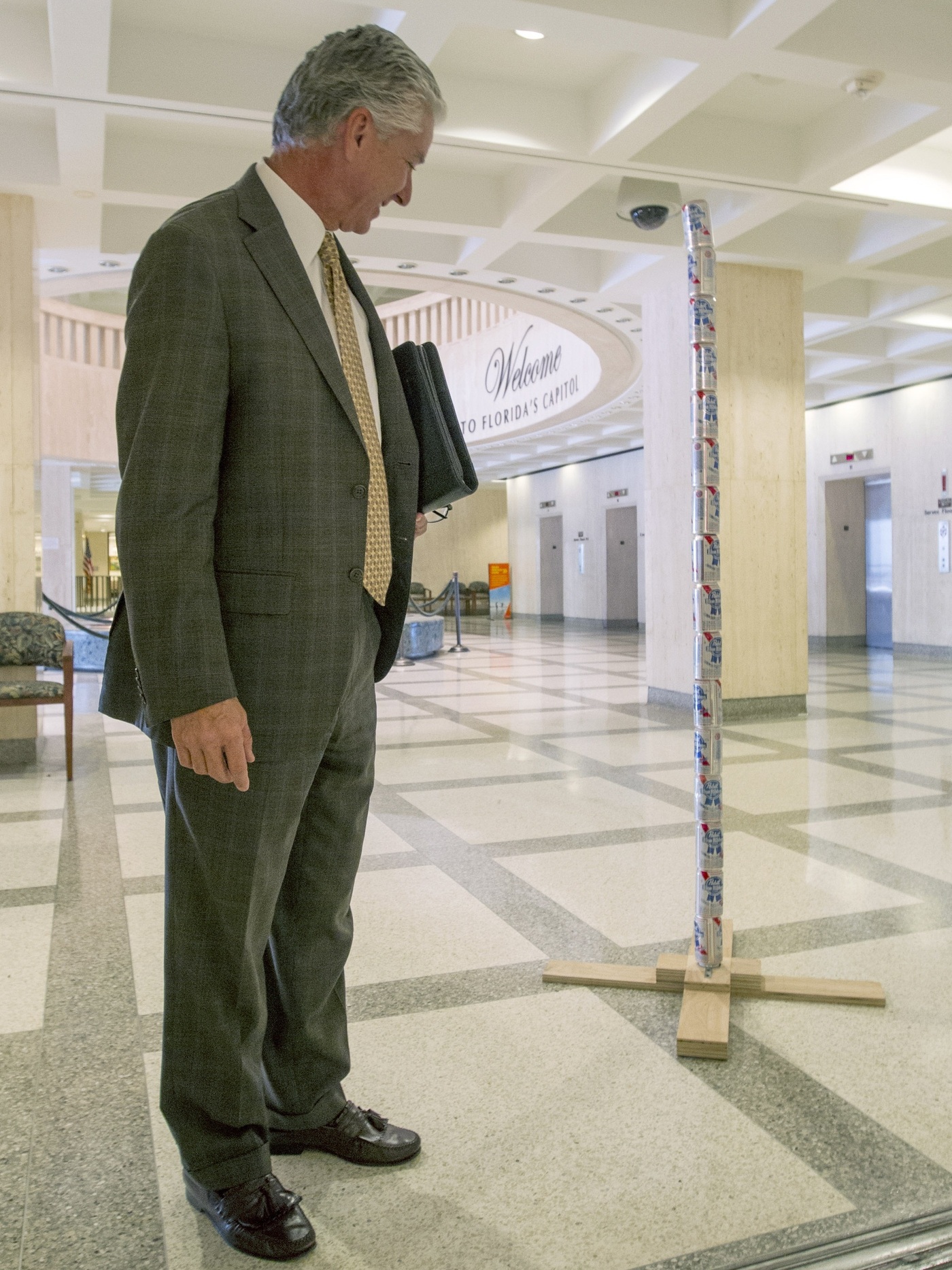 Florida Man Airs Grievances With Festivus Pole In Capitol : NPR
