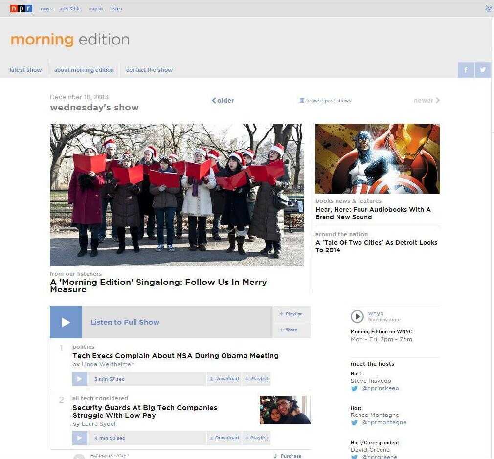 Your Favorite NPR Programs Get A Digital Redesign : NPR Extra : NPR