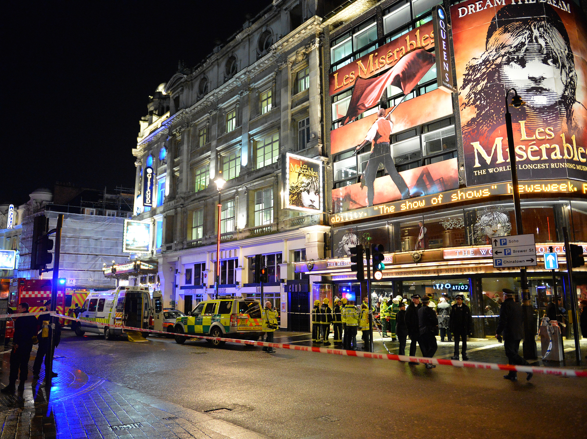 Dozens Hurt In Ceiling Collapse At London's Apollo Theatre : The Two ...