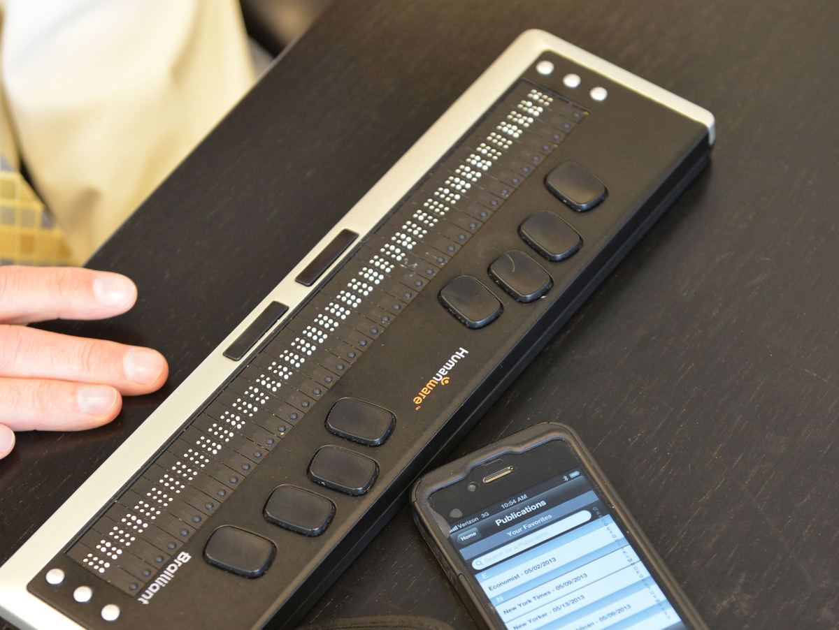 For The Blind, Connected Devices Create A Novel Way To Read : NPR