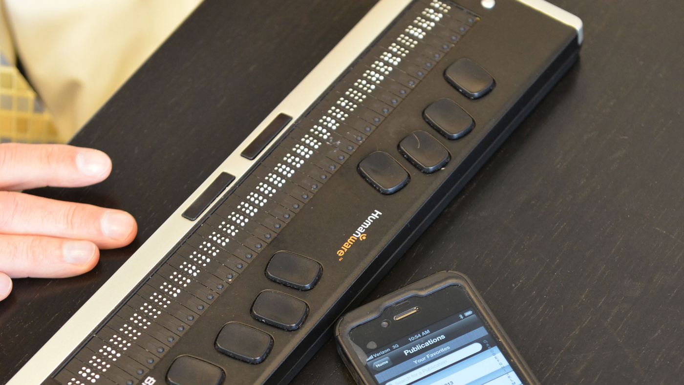 For The Blind, Connected Devices Create A Novel Way To Read : NPR