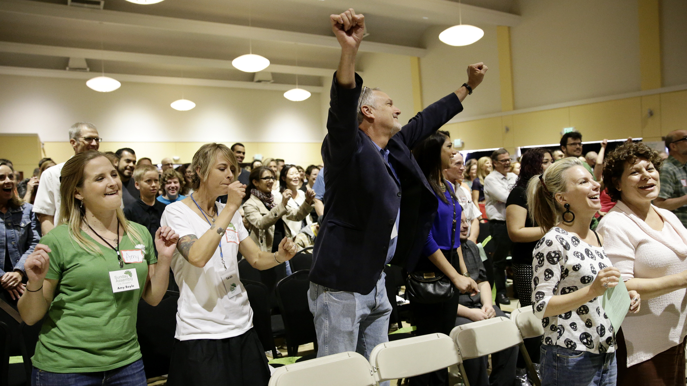 Sunday Assembly: A Church For The Godless Picks Up Steam : NPR