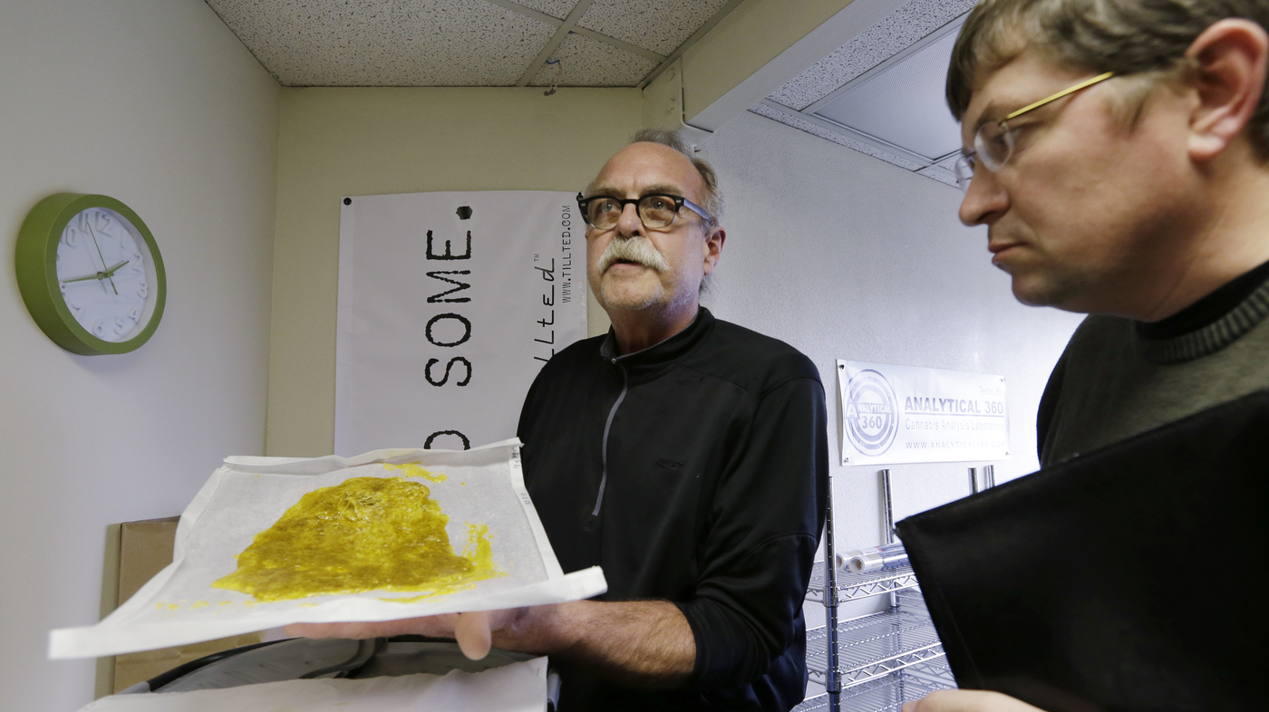Marijuana 'Hash Oil' Explodes In Popularity, And Kitchens : NPR