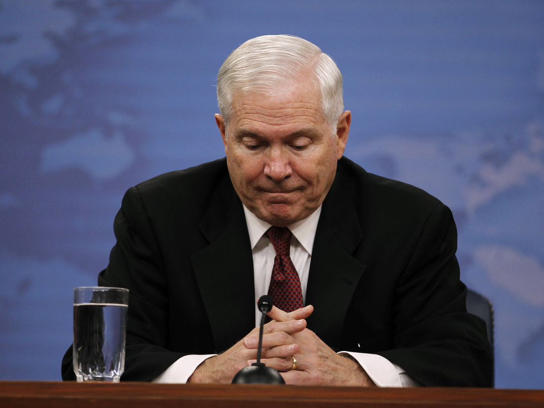 Gates Says He Wept Each Evening Over Troops' Deaths : The Two-Way : NPR