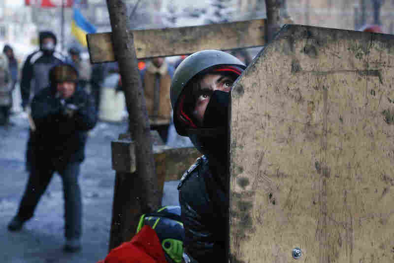 In Ukraine, Protesters Warn They'll Go 'On The Attack' : The Two-Way : NPR