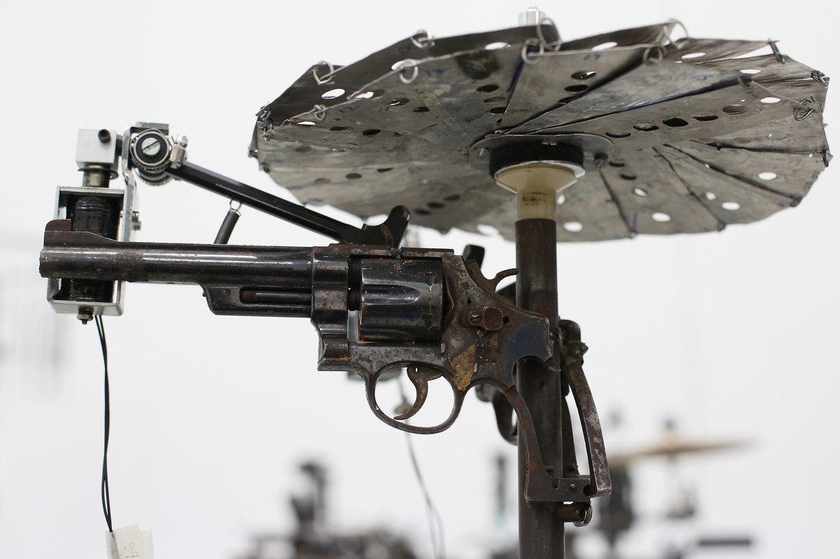 Artist Transforms Guns To Make Music — Literally : NPR