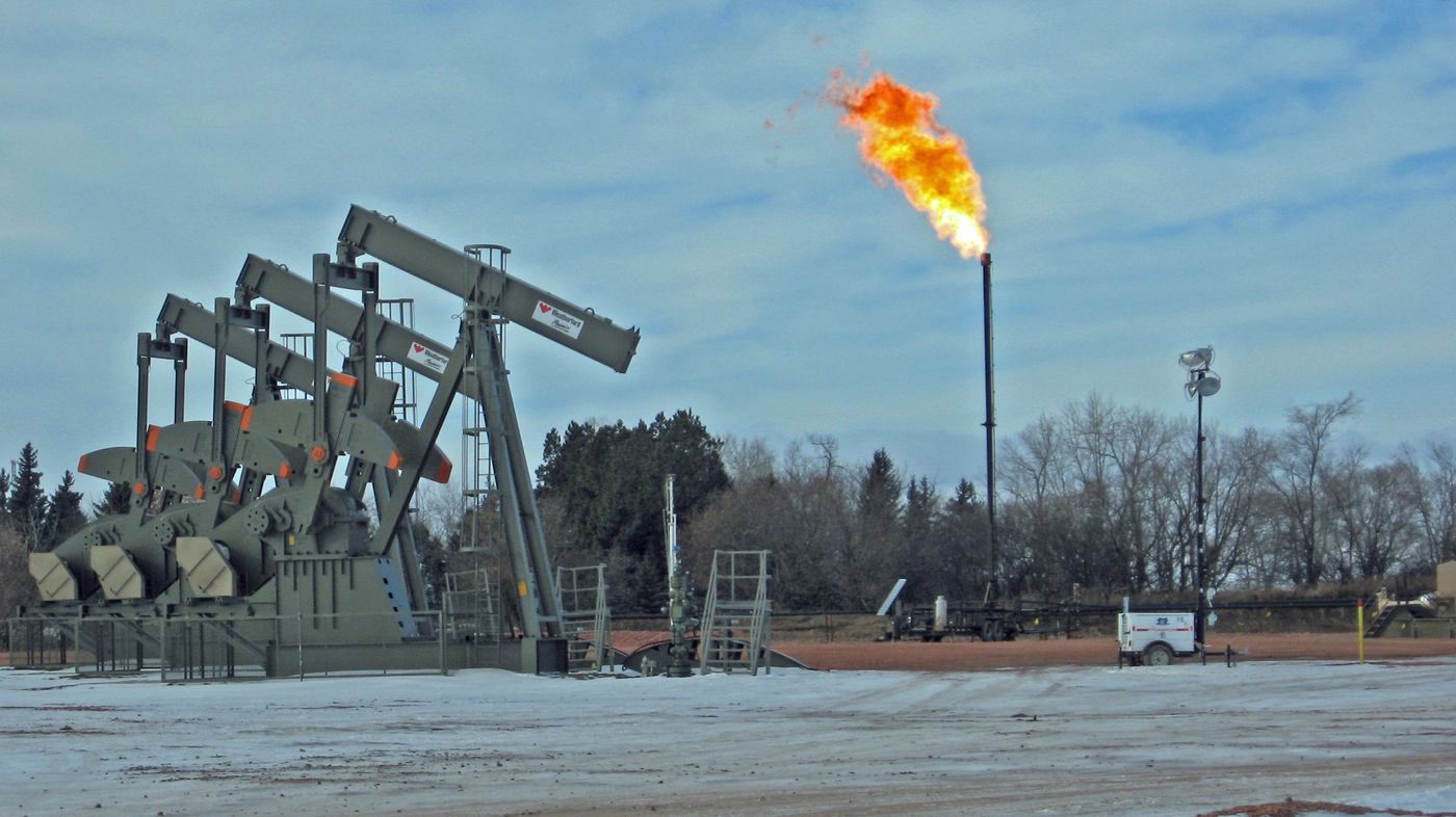Much Of North Dakota's Natural Gas Is Going Up In Flames : NPR