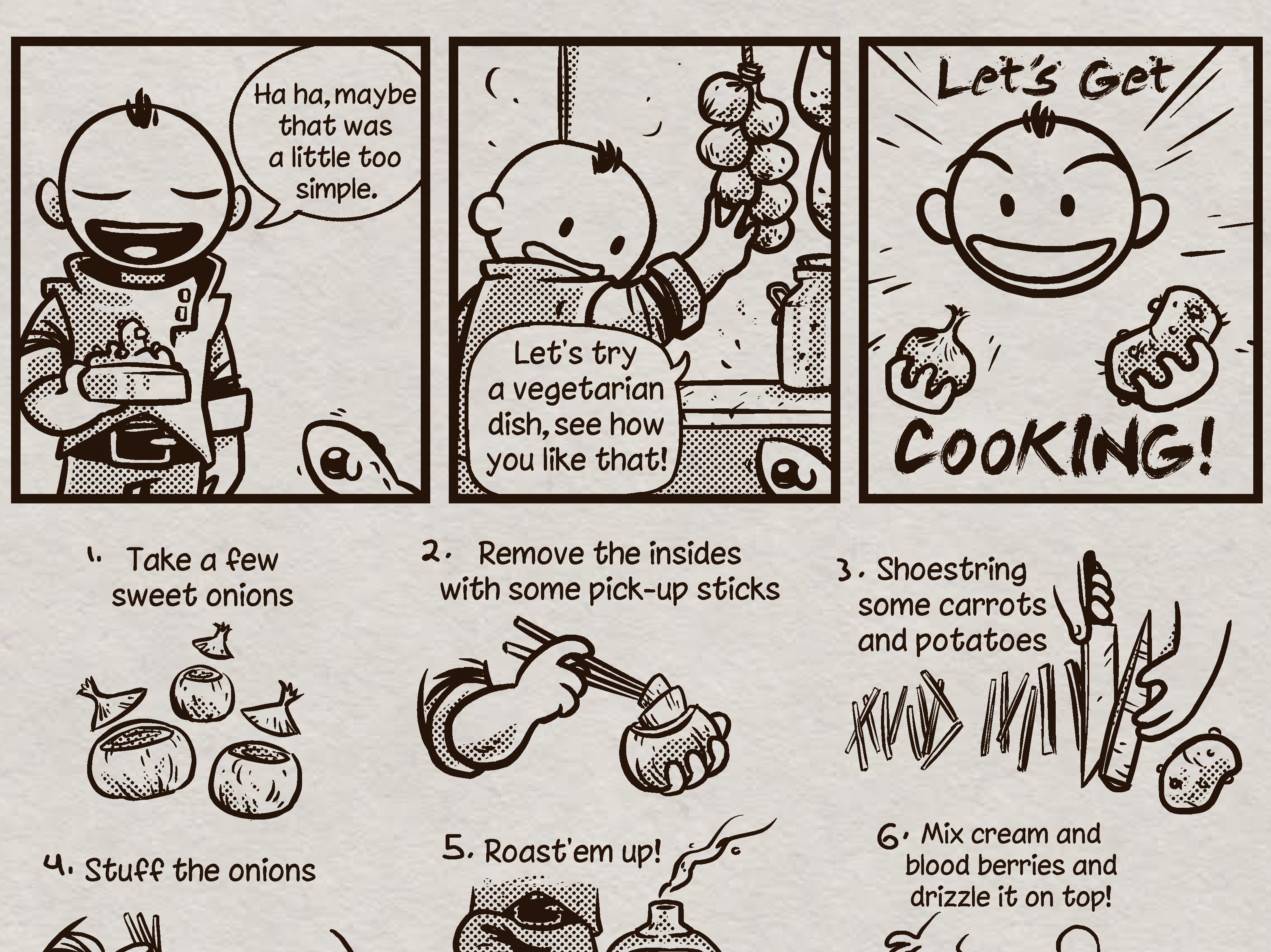 Food Comics Turn 'ZAP' And 'POW' Into 'Sizzle' And 'Bubble' | NCPR News