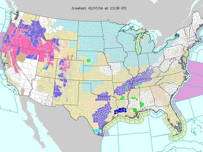 Much-Needed Snow Arrives In The Nation's West : The Two-Way : NPR