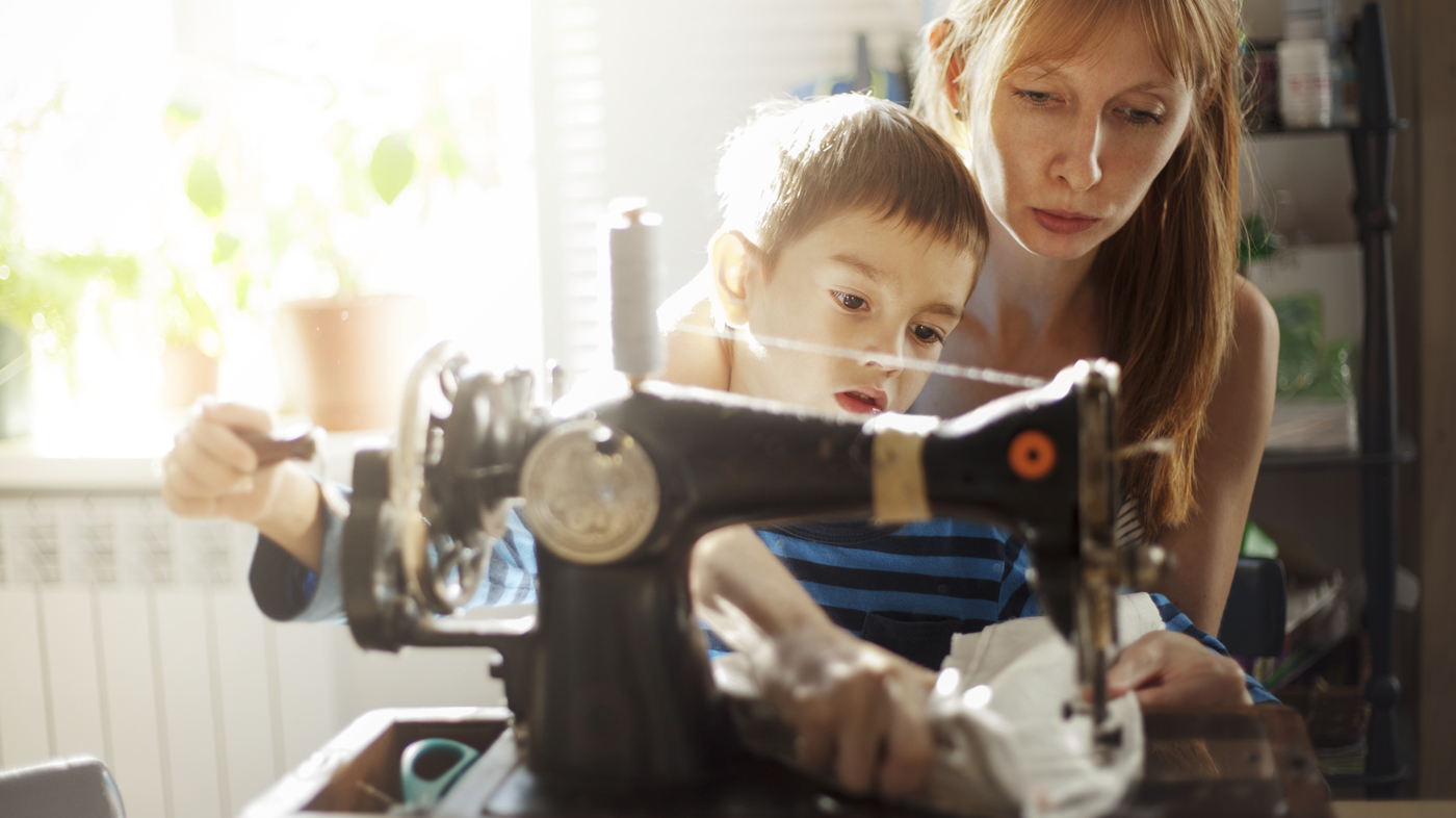 'Harried Mom' Becomes Dynamic Woman In These Stock Images : NPR