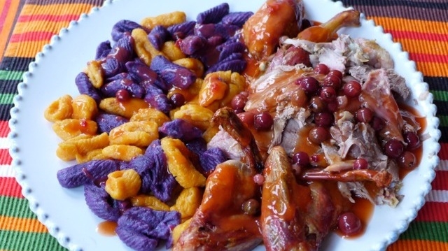 Festive In Purple, This Pasta's Got A Sweet Side : NPR