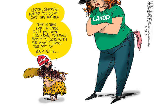 Double Take 'Toons: Organized Belabor? : NPR