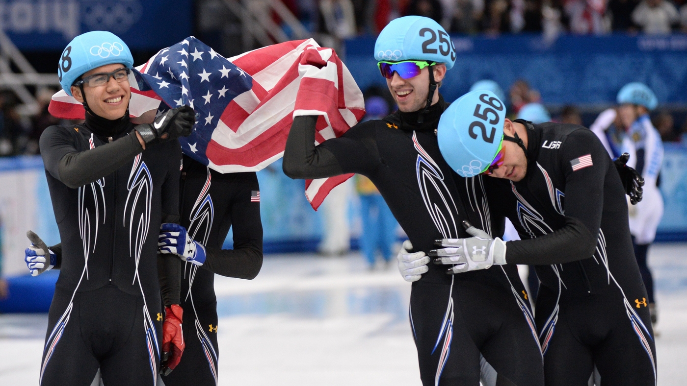 Finally: U.S. Speedskaters Break Drought, Win Silver In New Race Suits ...