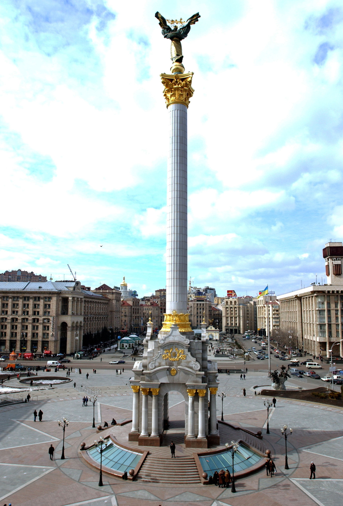 Photos: Kiev's Independence Square Before And After : The Two-Way : NPR