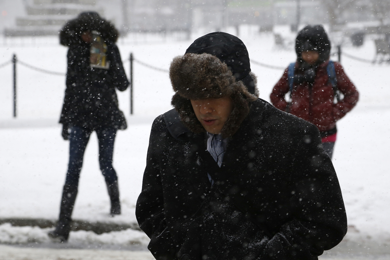 What A Blast: As Snow Ends, Wicked Cold Moves In : The Two-Way : NPR