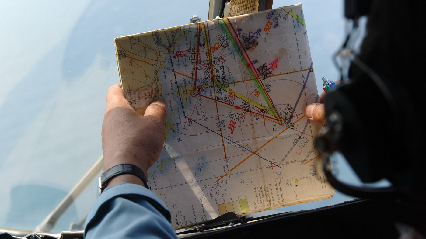 Confusion Reigns Over Missing Jet's Final Location : The Two-Way : NPR