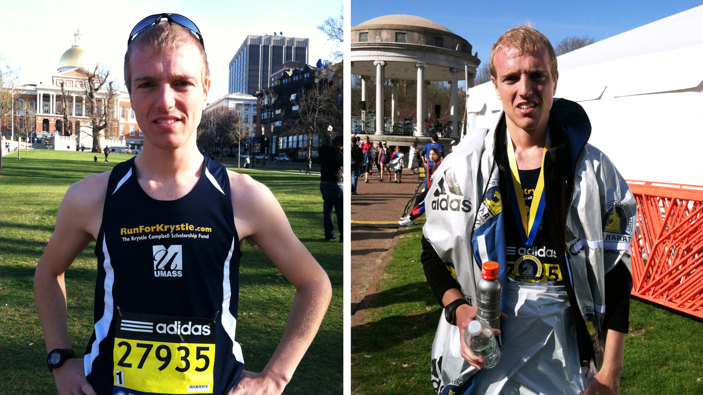 Before And After Photos: 8 Runners In The Boston Marathon : NPR