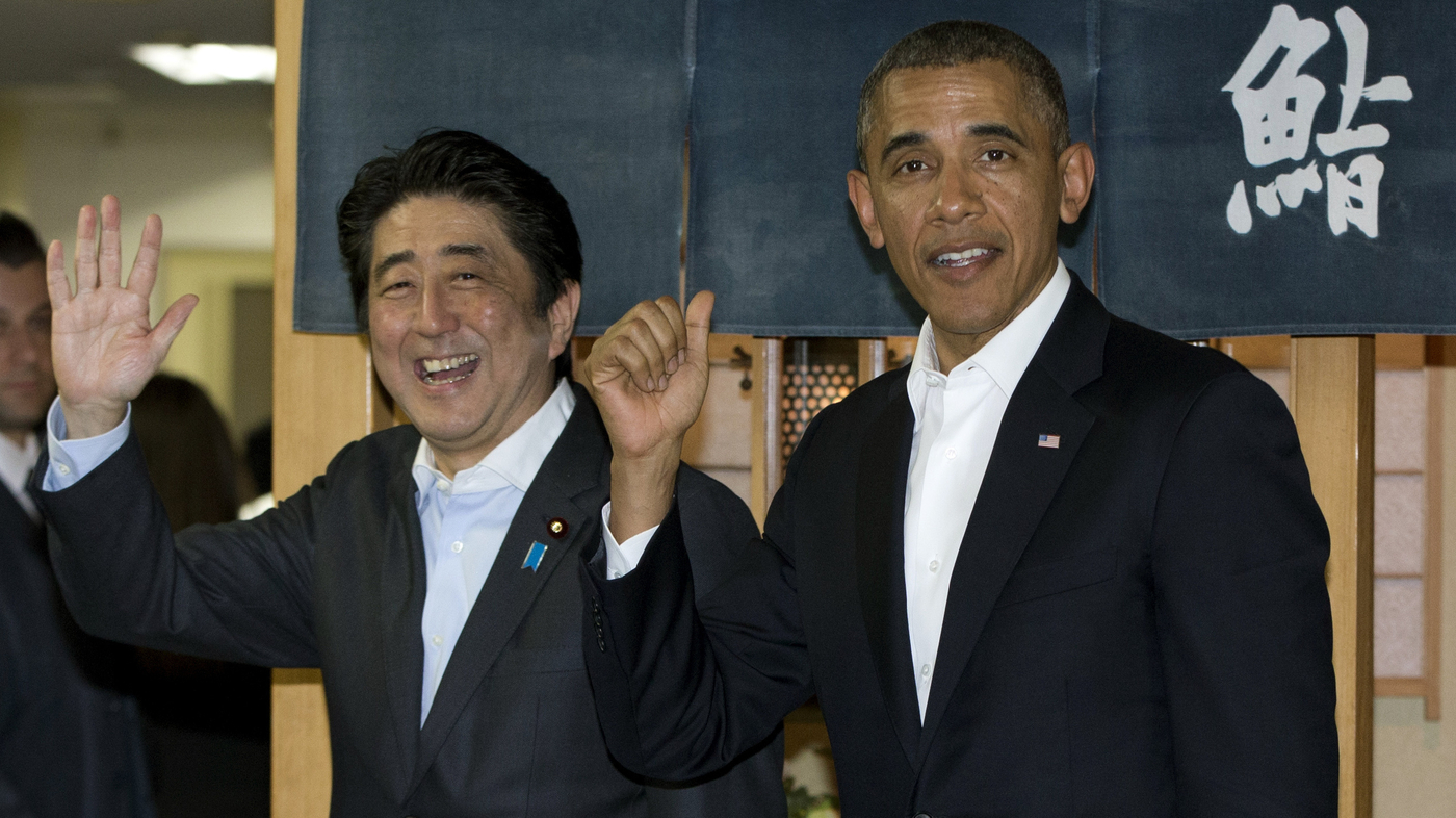 Obama Assures Japan Of U.S. Security Commitment : The Two-Way : NPR