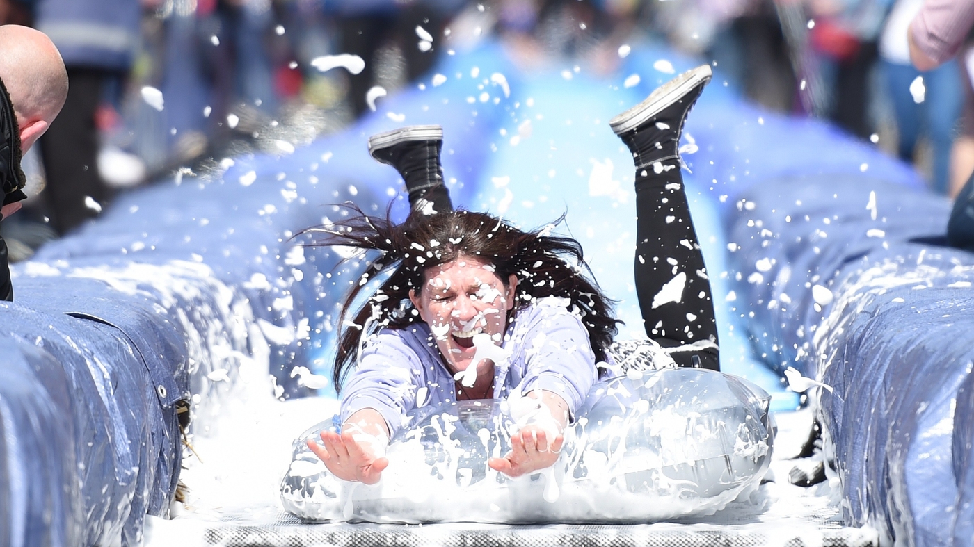 Slipping Through The City: Bristol Turns Street Into A Water Slide ...