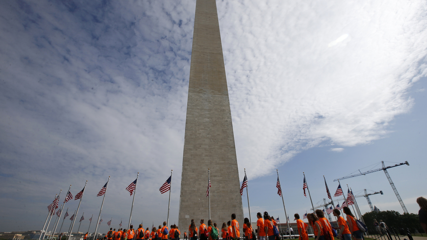 Nearly 3 Years After Quake, Washington Monument Reopens : NPR