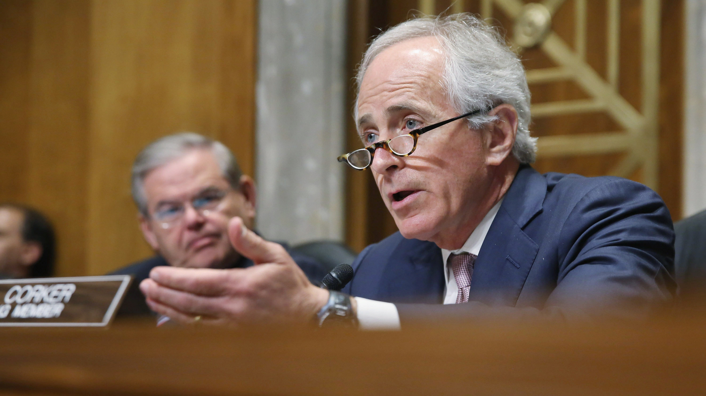 Sen. Corker Wants More Lasting Show Of Force In Eastern Europe : NPR
