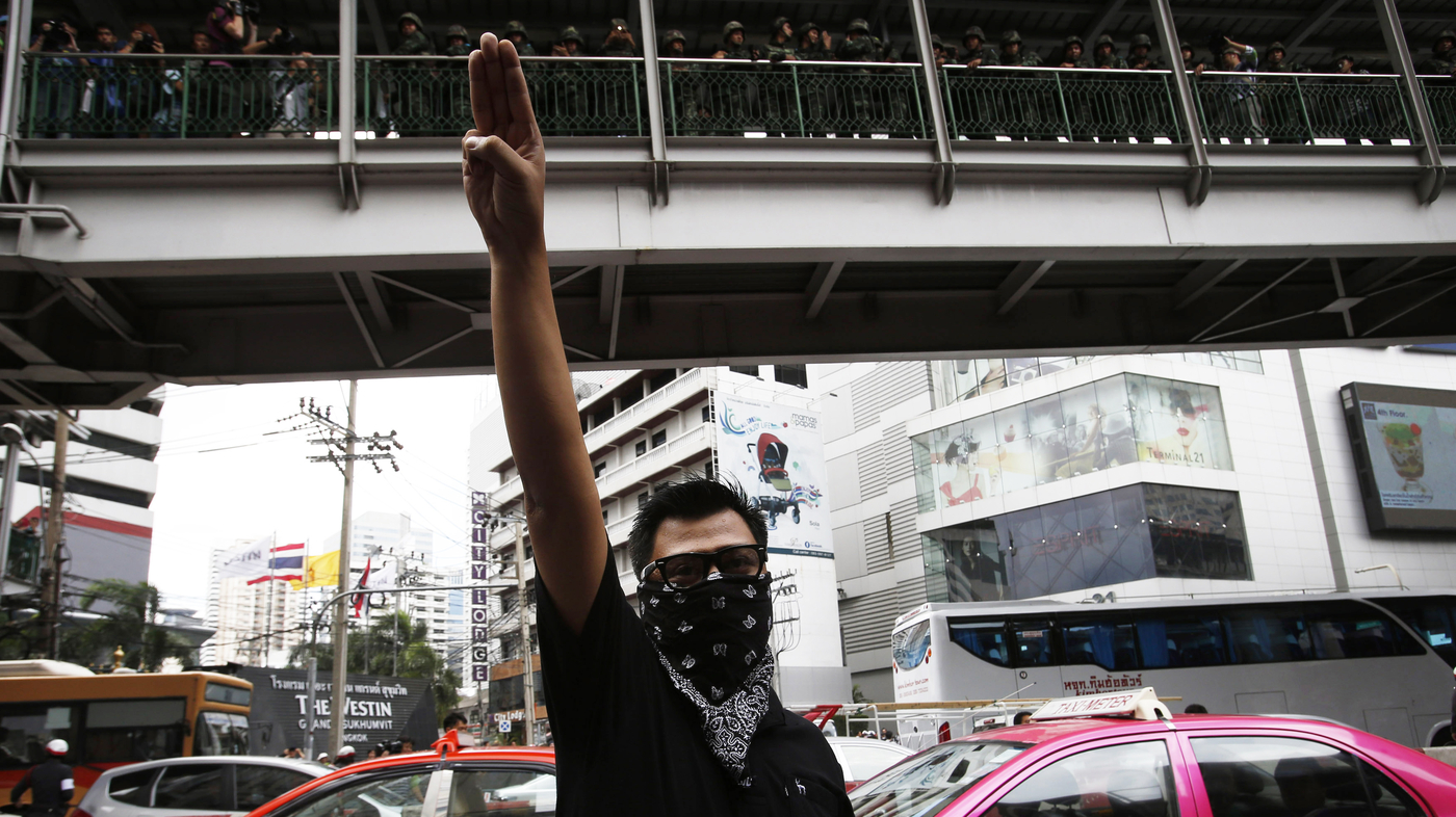 The Thai Protest That's Straight From 'The Hunger Games' : Parallels : NPR